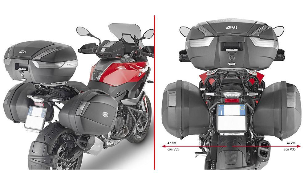 GIVI SPECIFIC PANNIER HOLDER FOR V35 MONOKEY SIDE CASES FOR YAMAHA FZ6